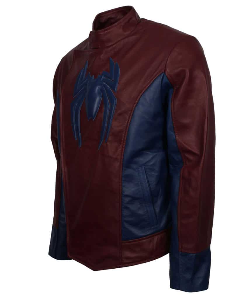Tom Holland Spiderman Home Coming Cosplay Leather Jacket - Jacketmadness