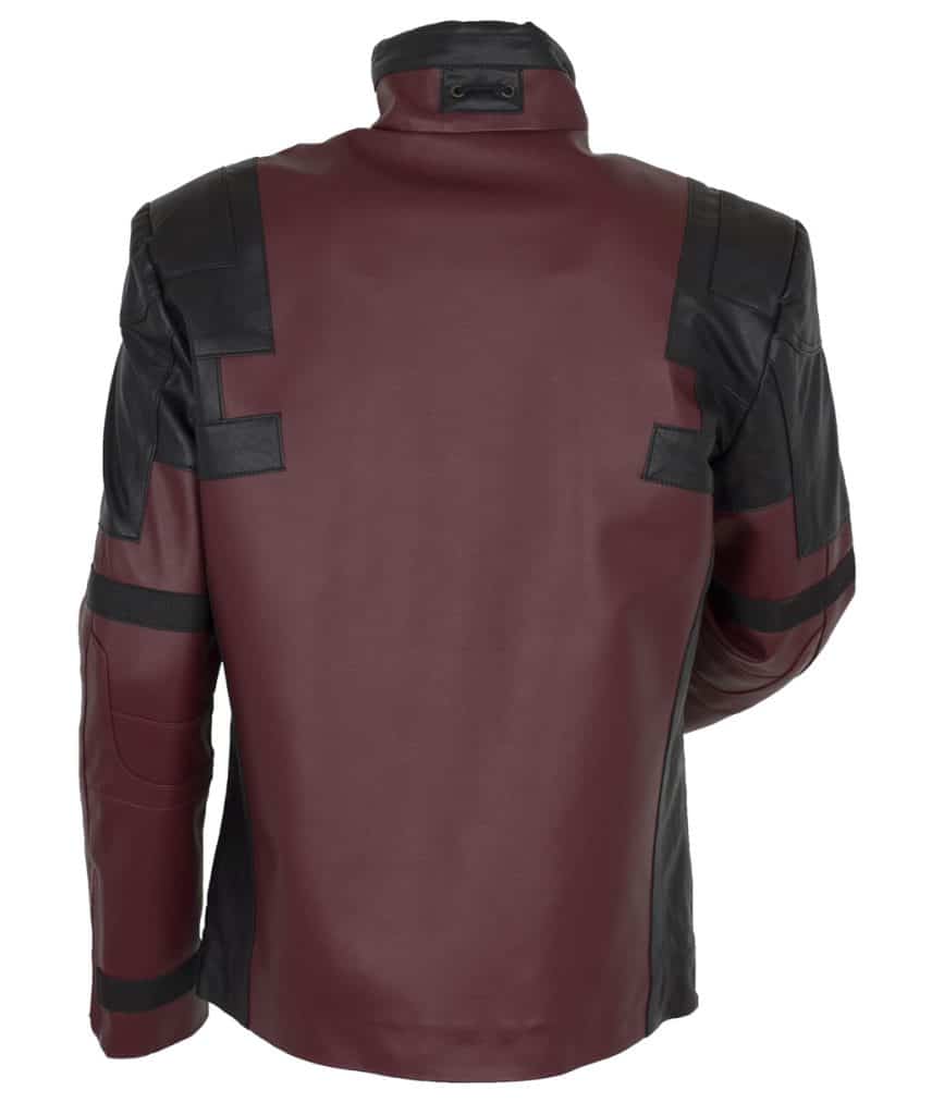 Ryan Reynolds Deadpool Maroon Leather Jacket - Jacketmadness