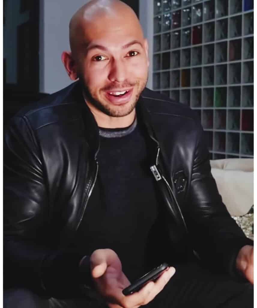 Andrew Tate Top G Black Lather Jacket - Jacketmadness