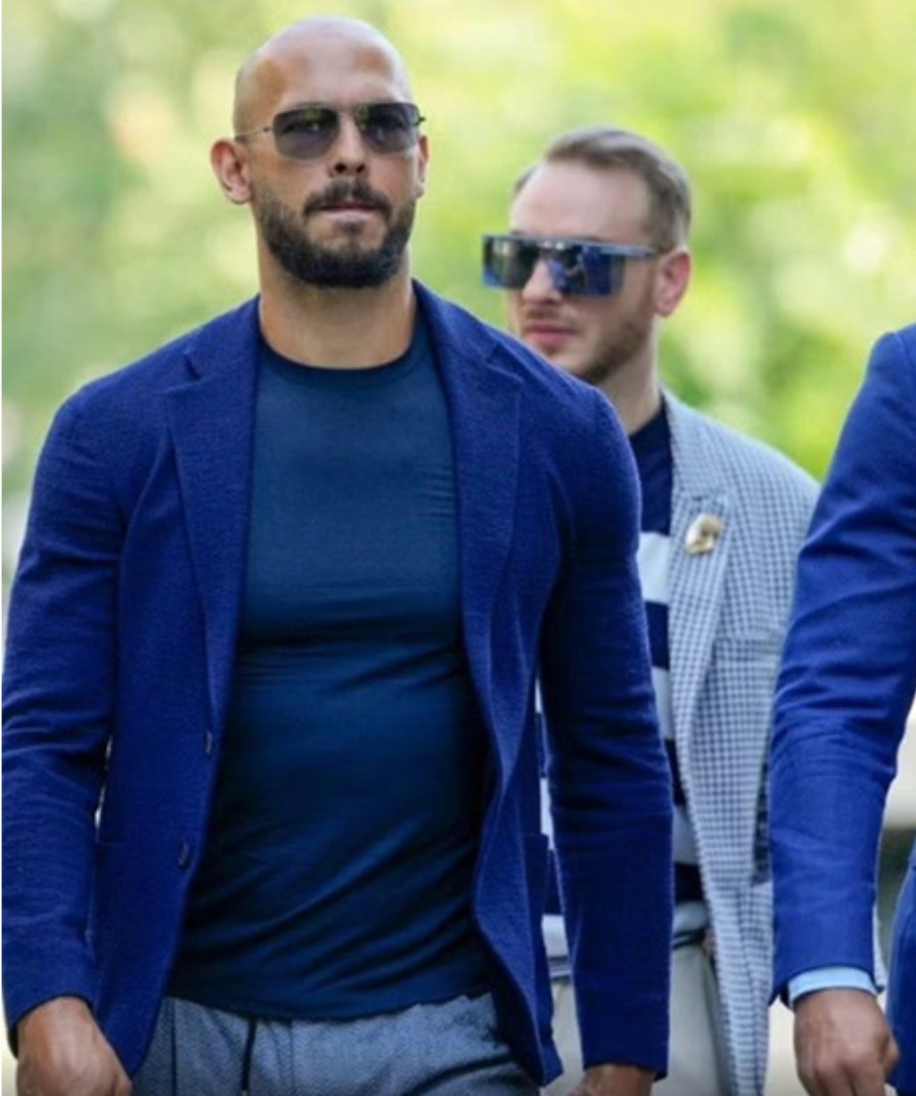 Top G Andrew Tate Blue Wool Blazer Coat - Jacketmadness