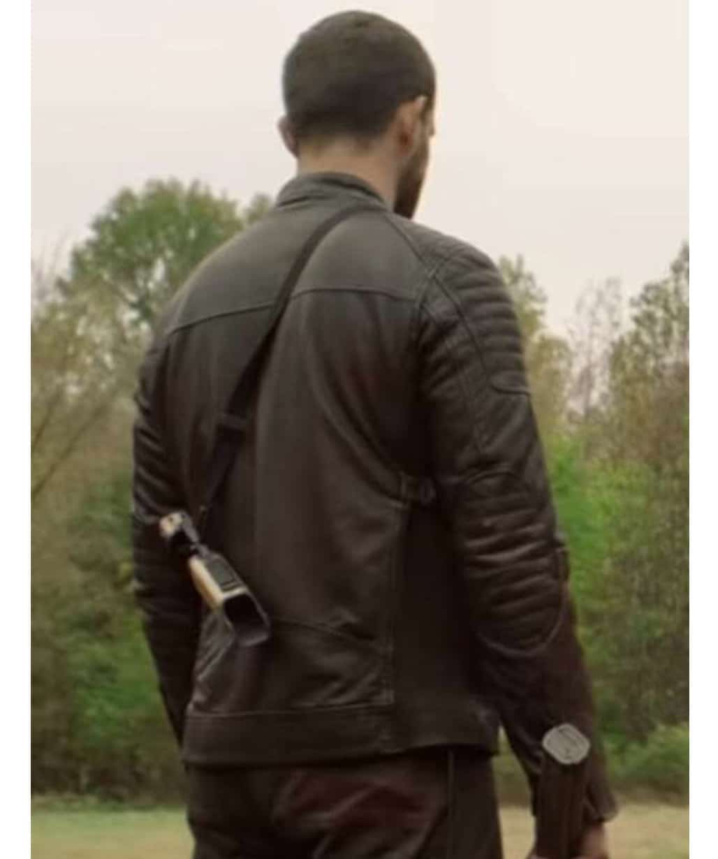 The Walking Dead Nico Tortorella Brown Leather Jacket - Jacketmadness