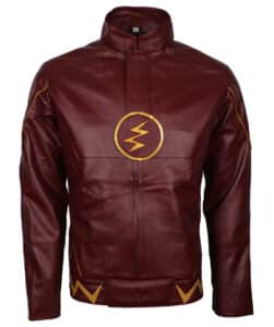 The Flash Barry Allen Grant Gustin Maroon Jacket Costume - Jacketmadness