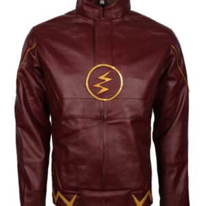 The Flash Barry Allen Grant Gustin Maroon Jacket Costume - Jacketmadness