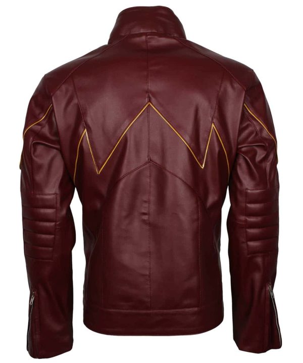 The Flash Barry Allen Grant Gustin Maroon Jacket Costume - Jacketmadness