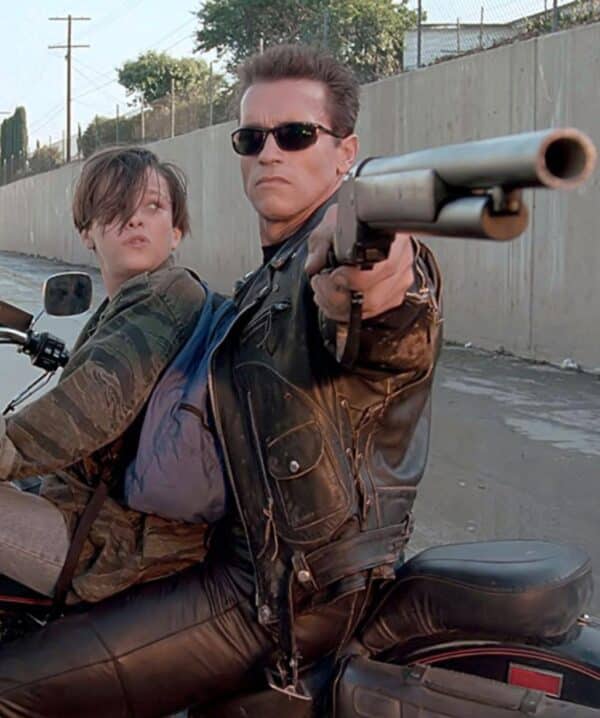 Terminator 2 Arnold Schwarzenegger Leather Jacket - Jacketmadness