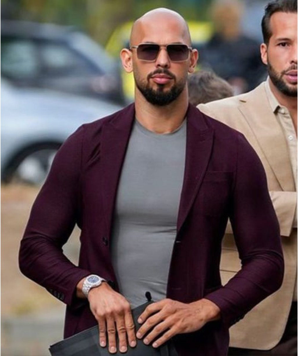 Andrew Tate Top G Burgundy Blazer - Jacketmadness