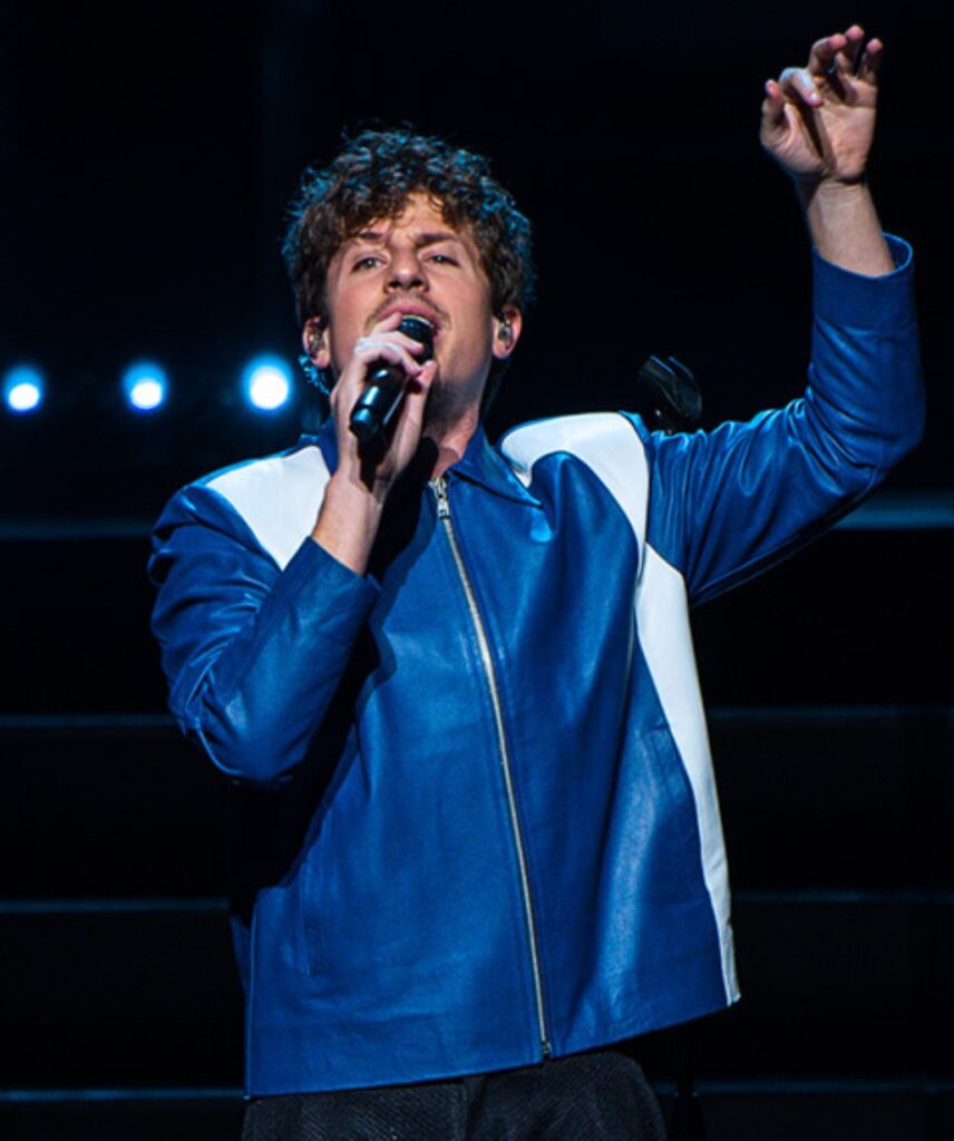Charlie Puth DownTown Miami Concert Leather Jacket - Jacketmadness