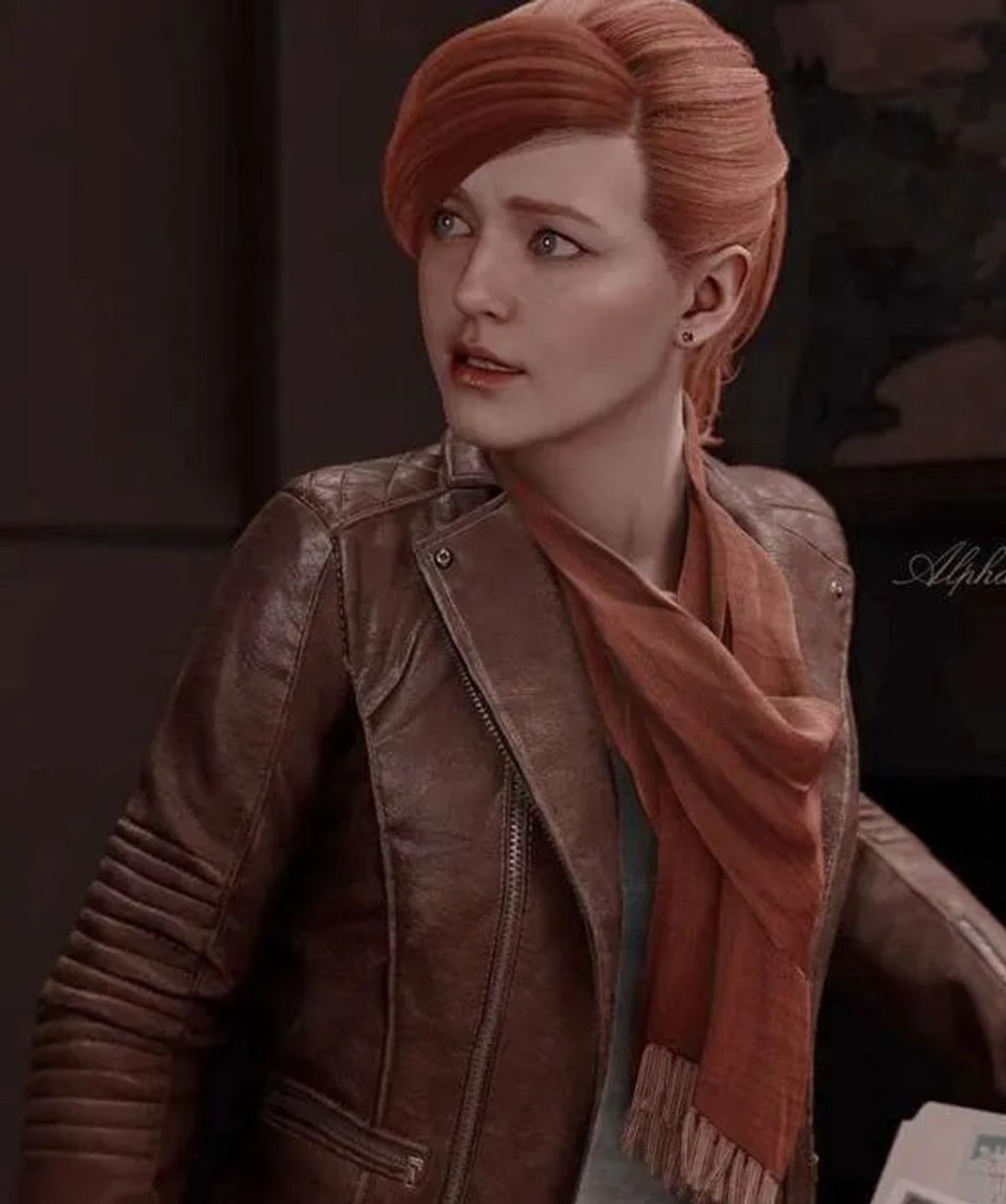 Spider-Man PS4 Mary Jane Brown Jacket - Jacketmadness