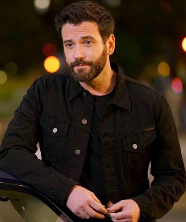 Dr. Connor Rhodes Chicago Med Black Cotton Jacket