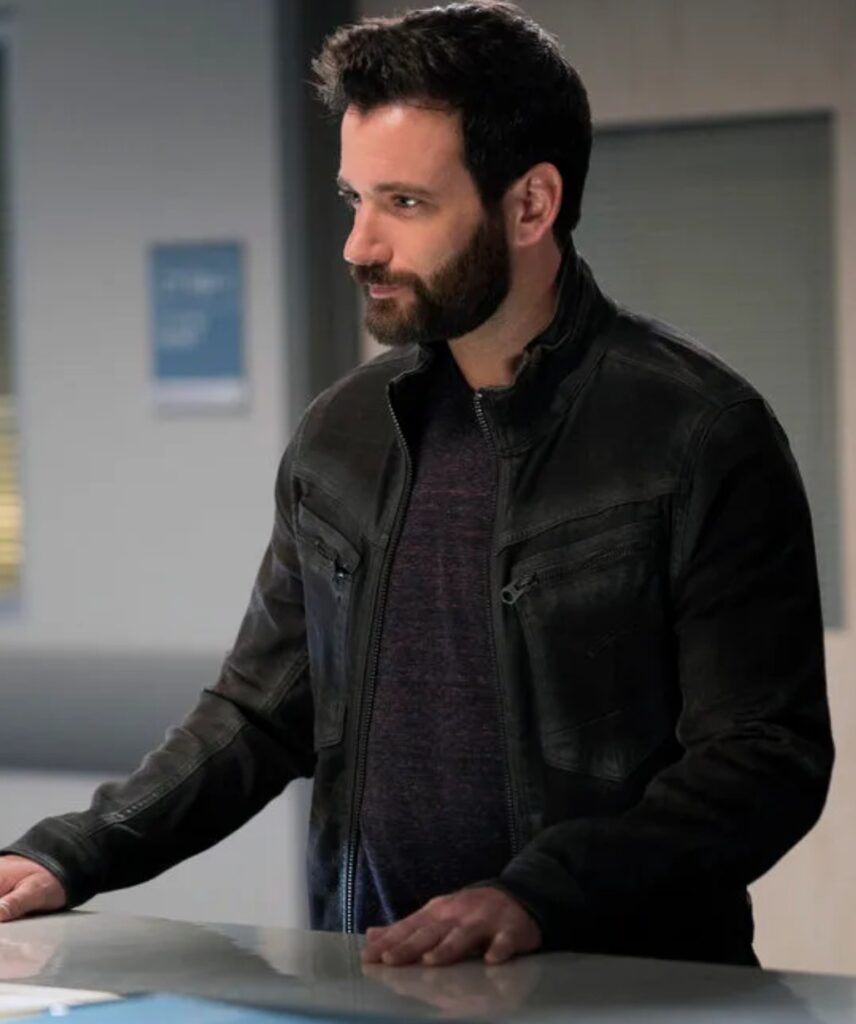 Dr. Connor Rhodes Chicago Med 02 Suede Jacket