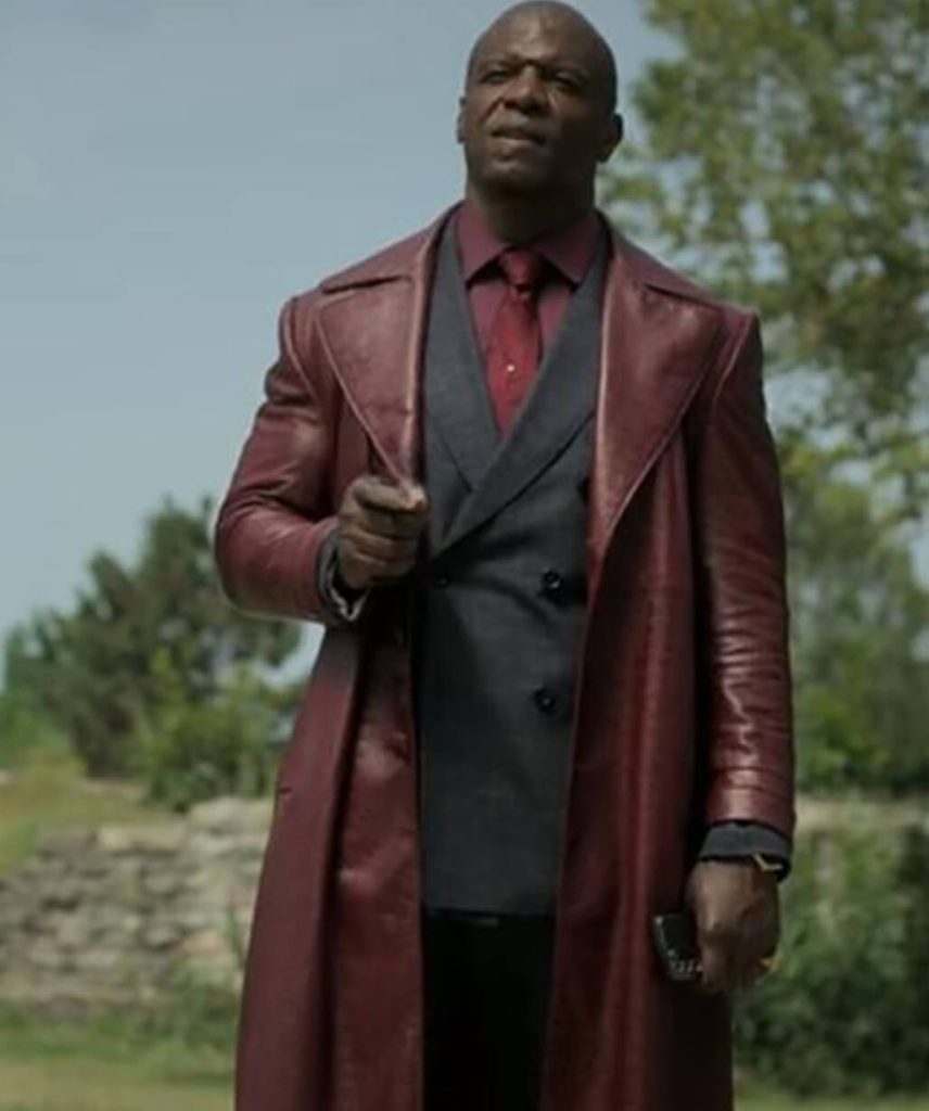 Terry Crews The Killer's Game Leather Long Coat