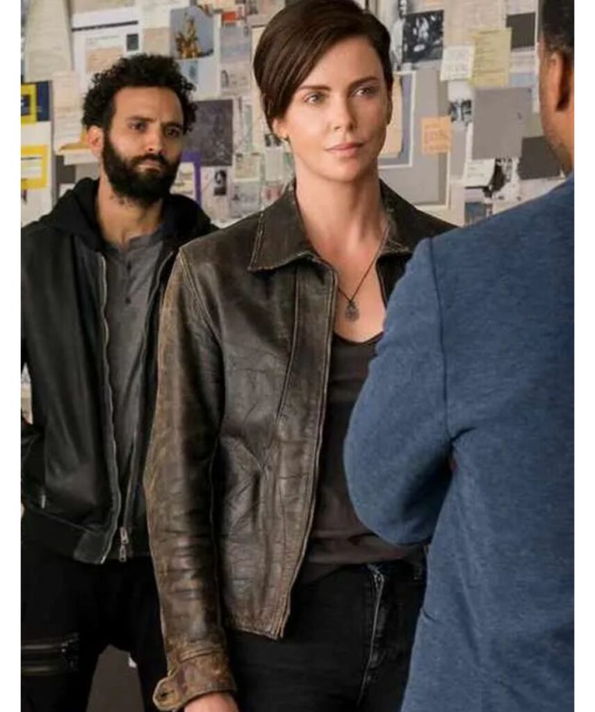 Charlize Theron The Old Guard Leather Jacket