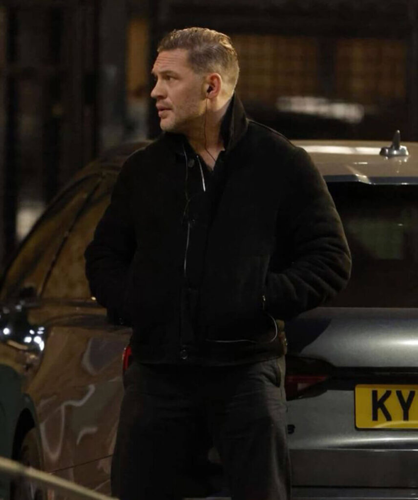 Tom Hardy MobLand S01 Harry Da Souza Black Jacket