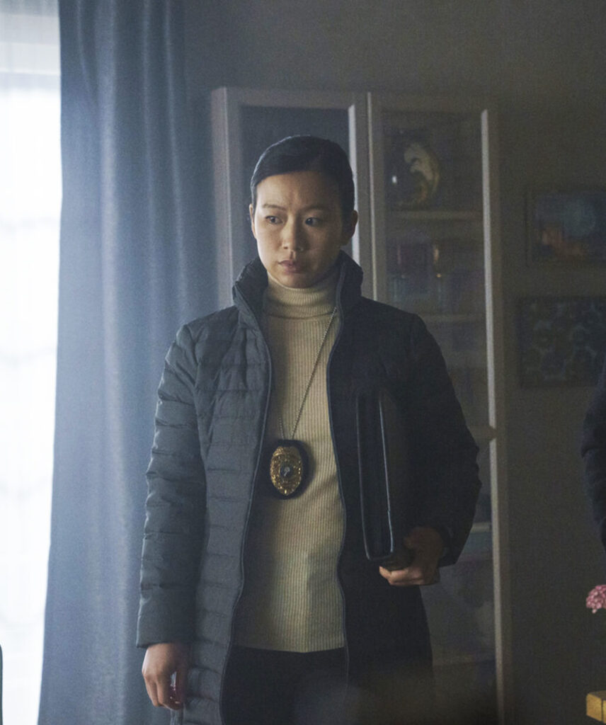 Peacemaker Annie Chang Grey Puffer Jacket