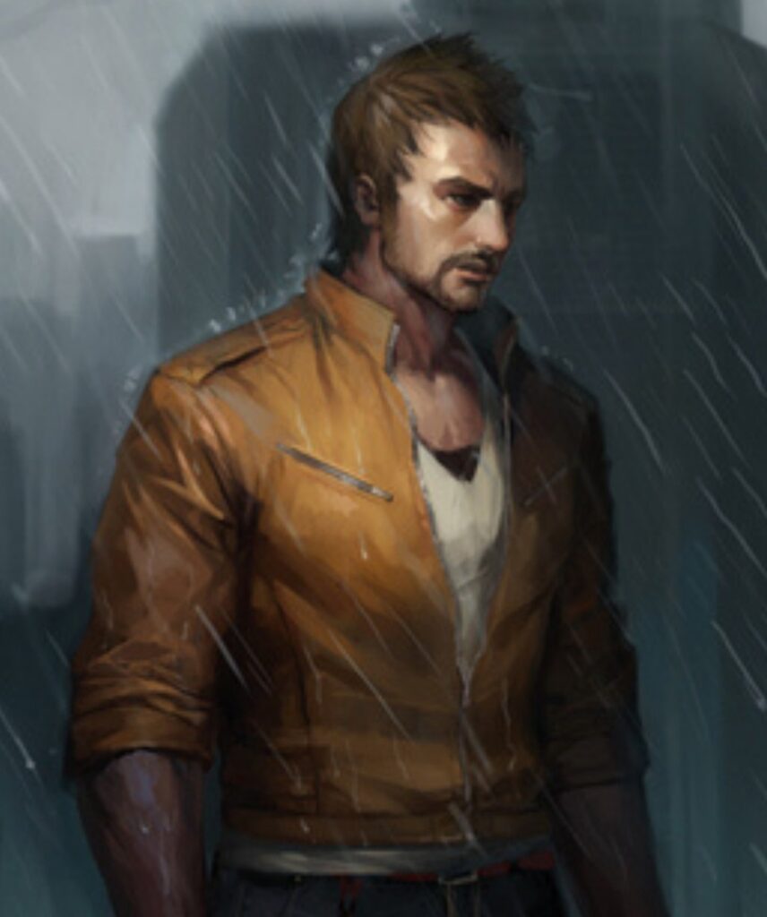 Counter Strike 2 Gerard Brown Leather Jacket