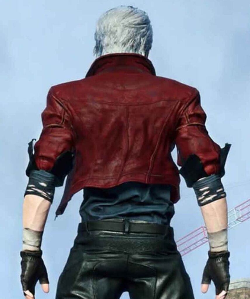 Dante Devil May Cry 5 Red Leather Costume Jacket