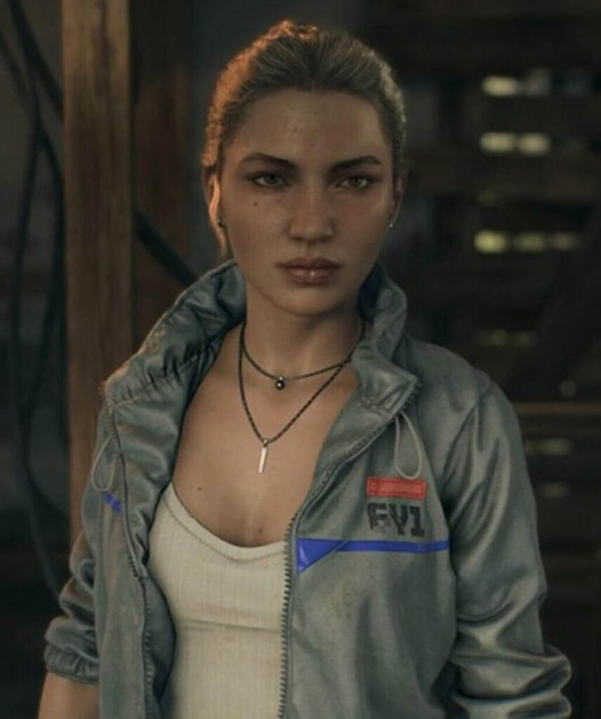 Olivia Dying Light: The Beast 2025 Grey Jacket