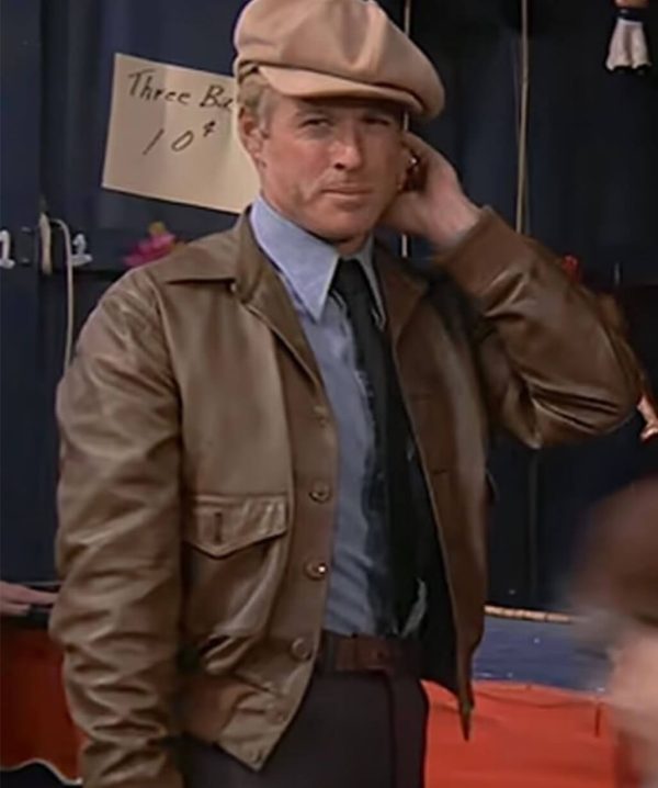 Robert Redford The Great Waldo Pepper Leather Jacket