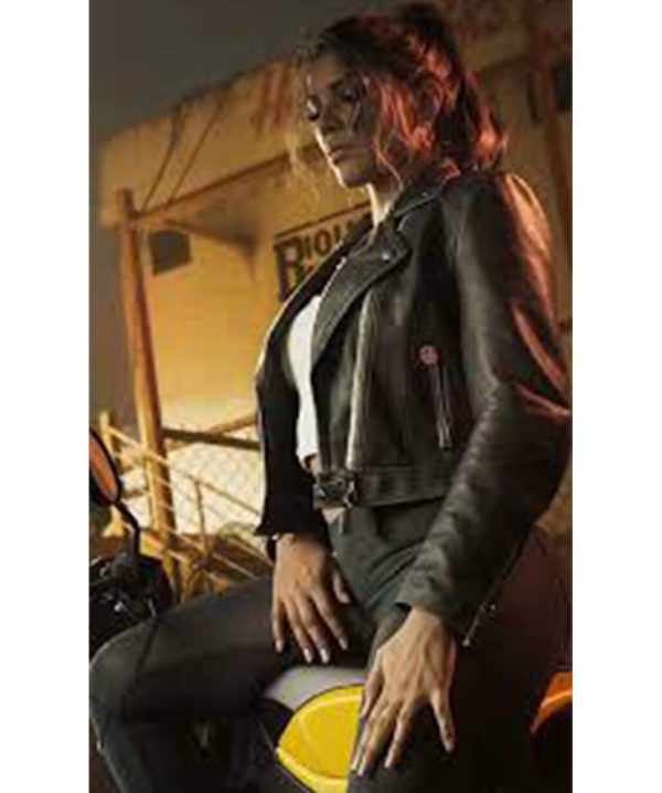 GTA 6 Lucia Caminos Biker Leather Jacket