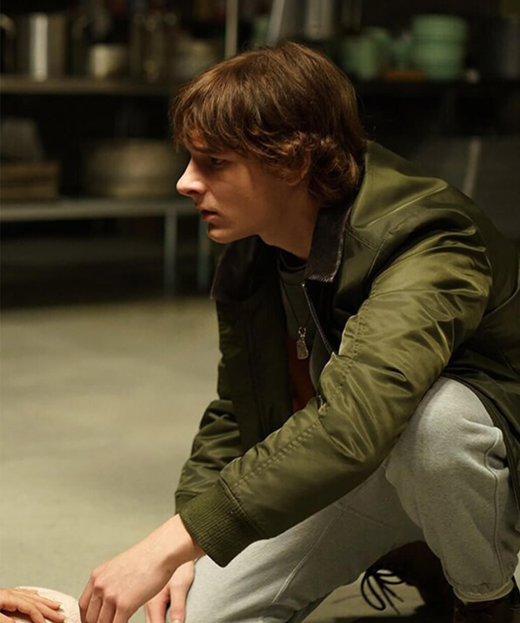 Mason Thames Black Phone 2 Finney Green Bomber Jacket