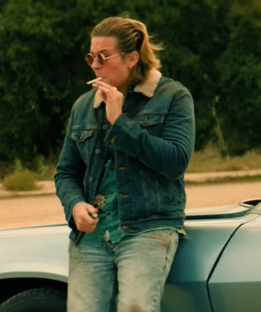 Dylan Sprouse Under Fire 2025 Blue Denim Jacket