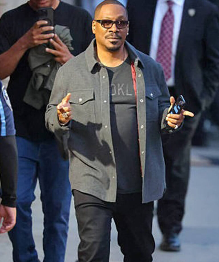 Eddie Murphy Grey Cotton Jacket