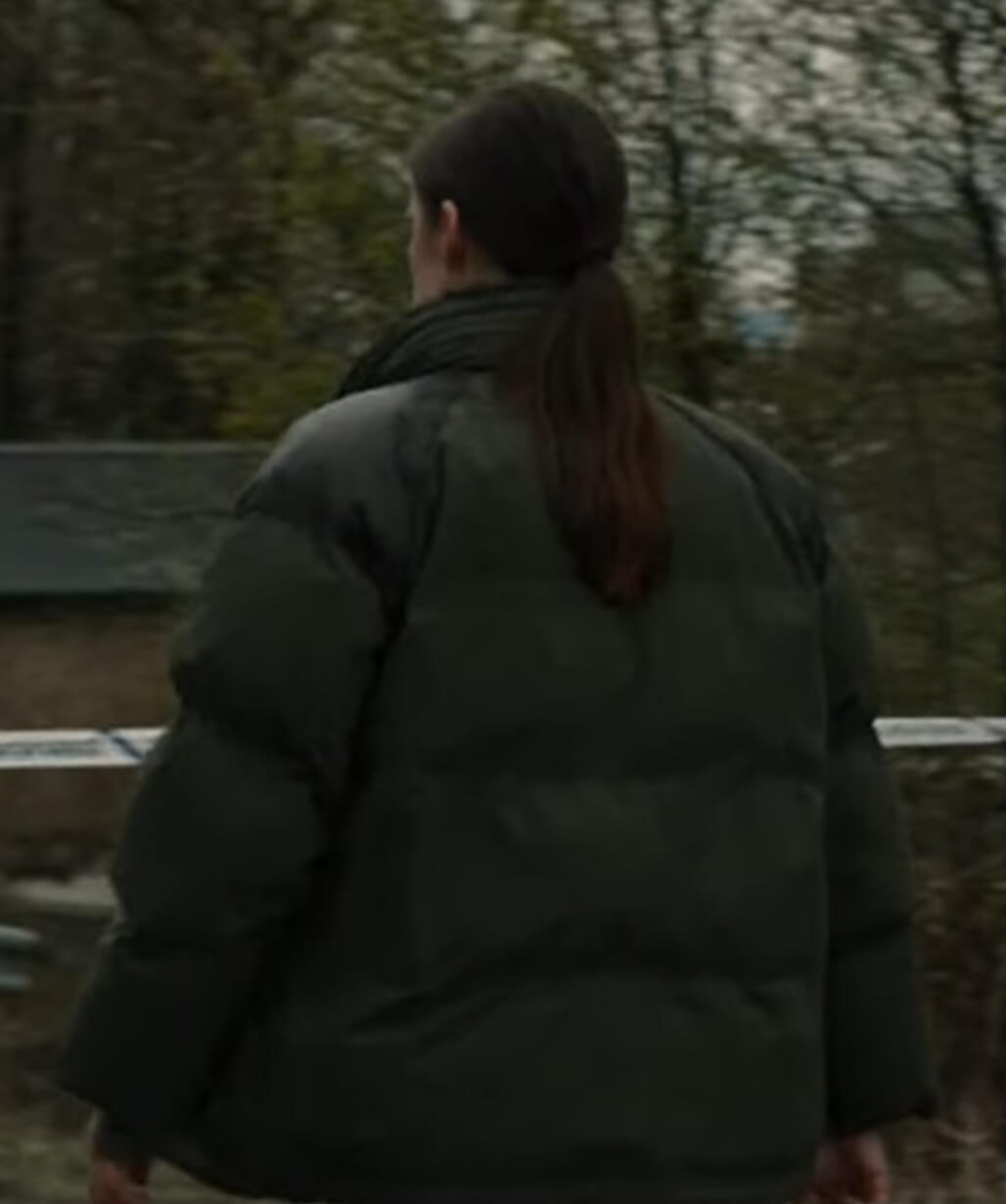 Land of Sin 2026 krista kosonen Green Puffer Jacket