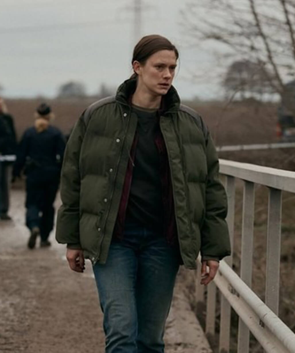 Land of Sin 2026 krista kosonen Green Puffer Jacket