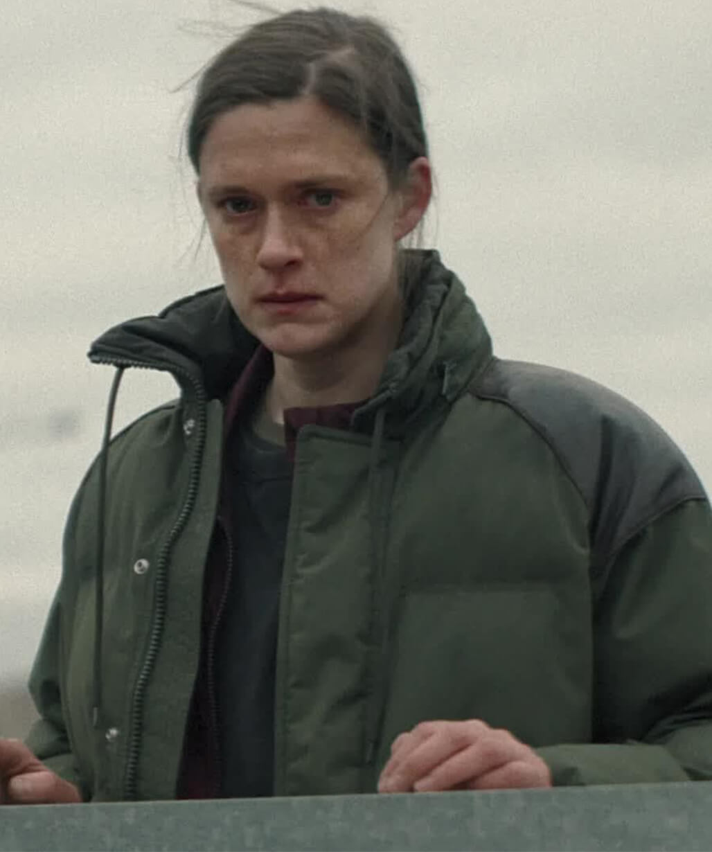 Land of Sin 2026 krista kosonen Green Puffer Jacket